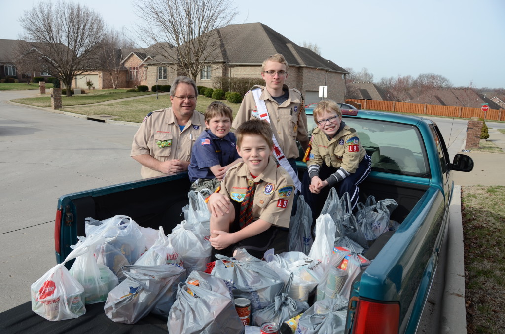 Local Boy Scouts go Scouting for Food for the 27th year - Ozarks Food ...